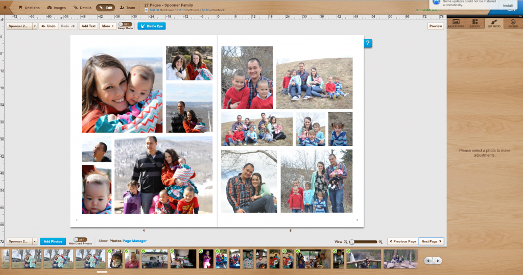 Picaboo Yearbooks: How I used it for our family photo album!