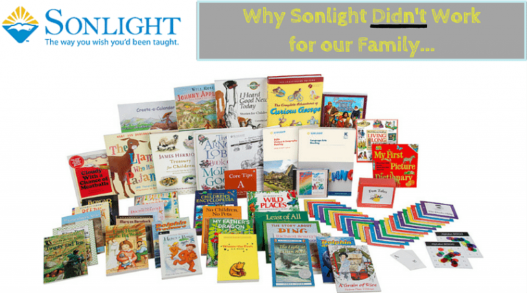 5 Reasons Sonlight Didn't Work for us!