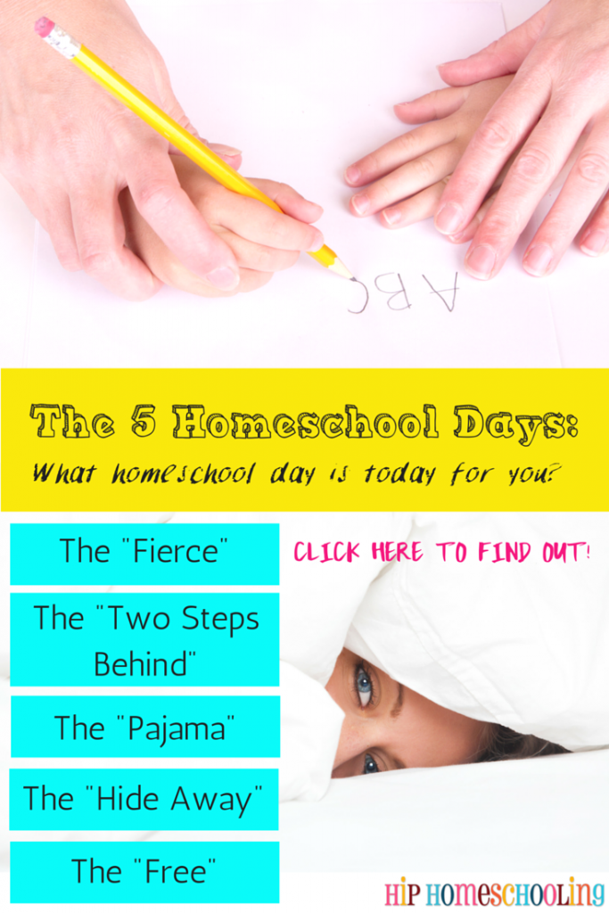 Homeschool Day: There are 5 types of Homeschool Days