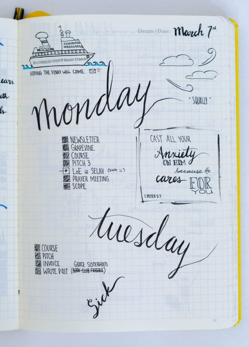8 Daily Bullet Journal Layout Ideas for your Planner!