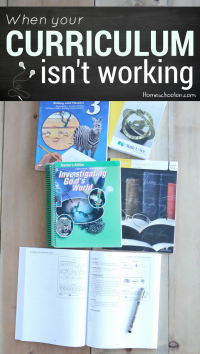 When Your Curriculum Isn't Working